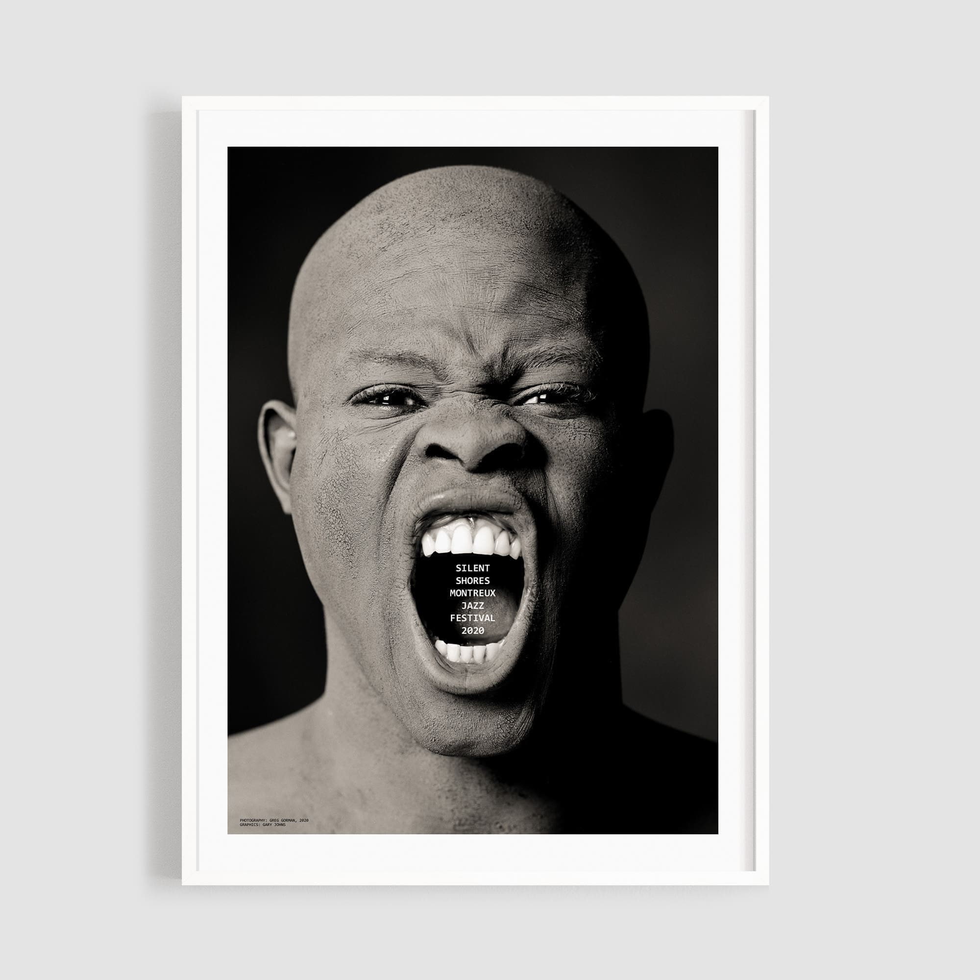 Poster Silent Shores, Greg Gorman - Montreux Jazz Festival Shop