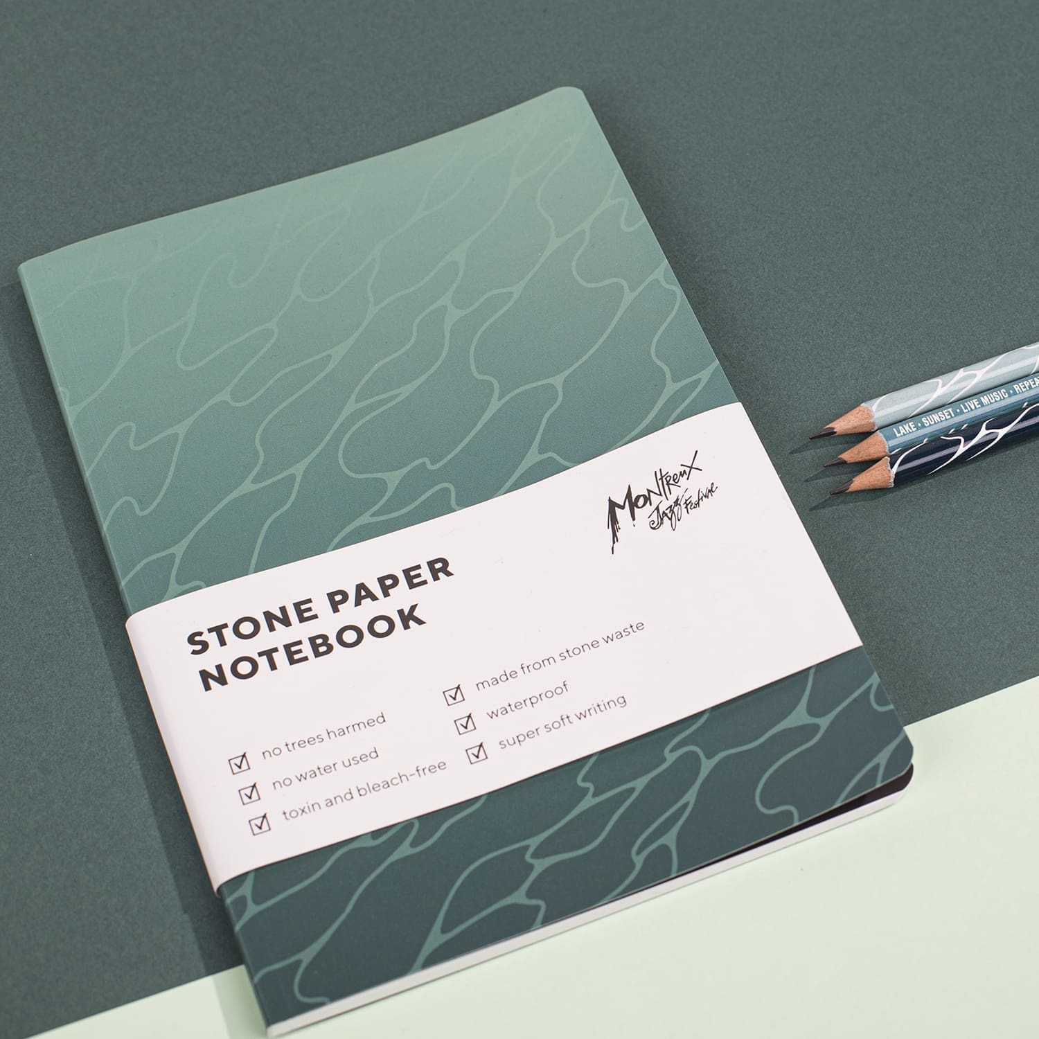 Stone Paper Notebook, Guillaume “SupaKitch” - Montreux Jazz Festival Shop